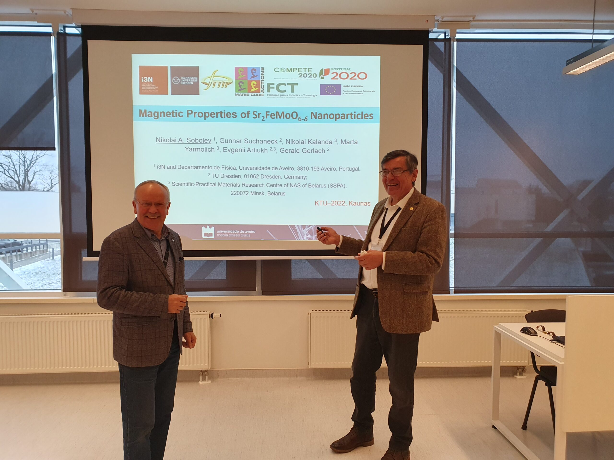 Prof. Nikolai Sobolev's visit to the institute - Institute of Materials ...